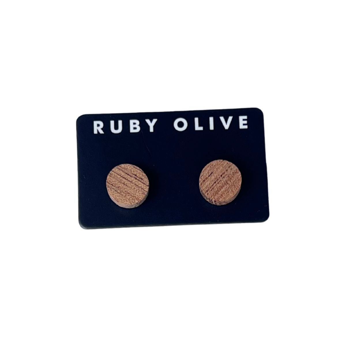 Flat Stud Earrings 12 Colours
